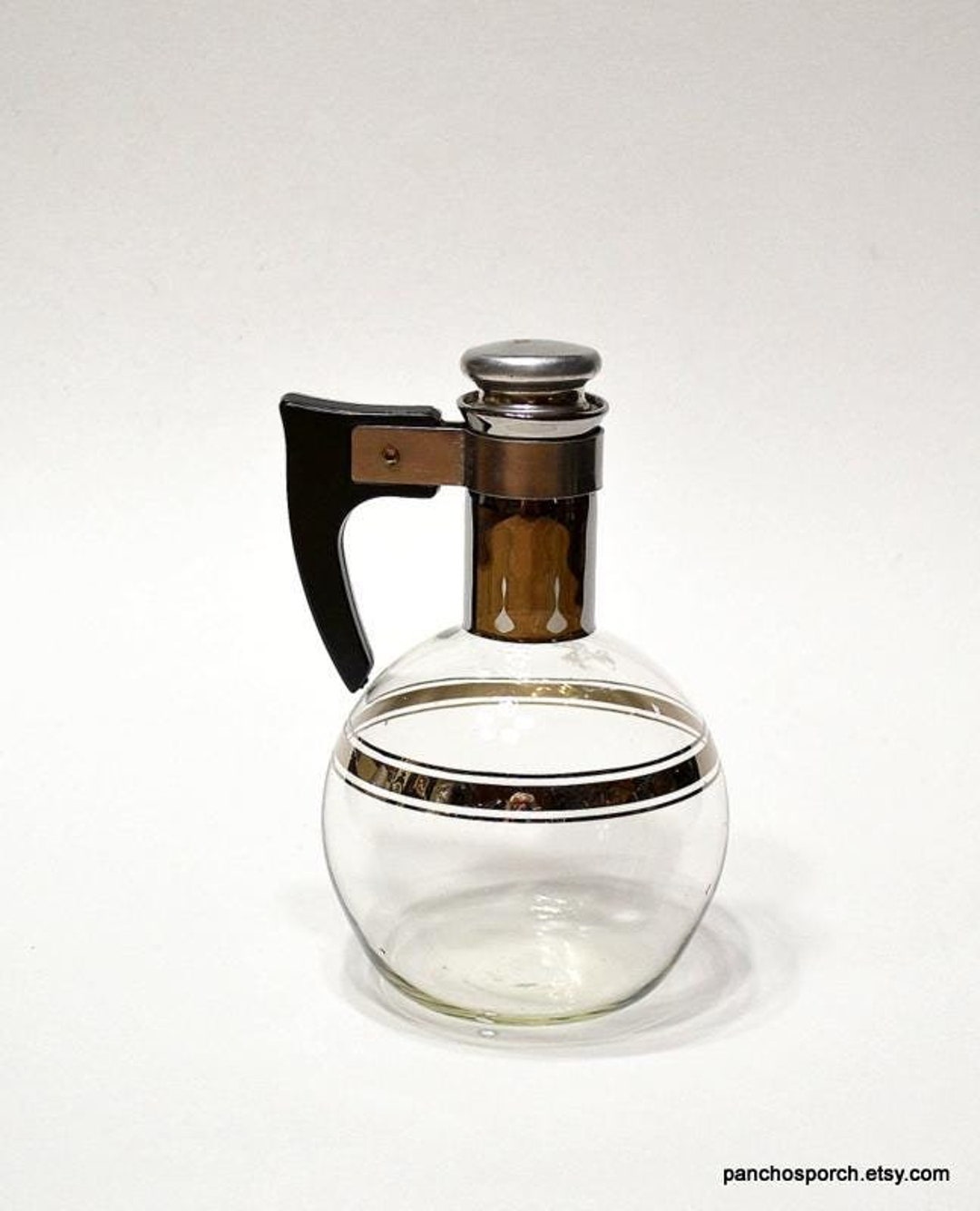 Vintage Individual Coffee Carafe Small Glass Coffee Tea Pot With ...