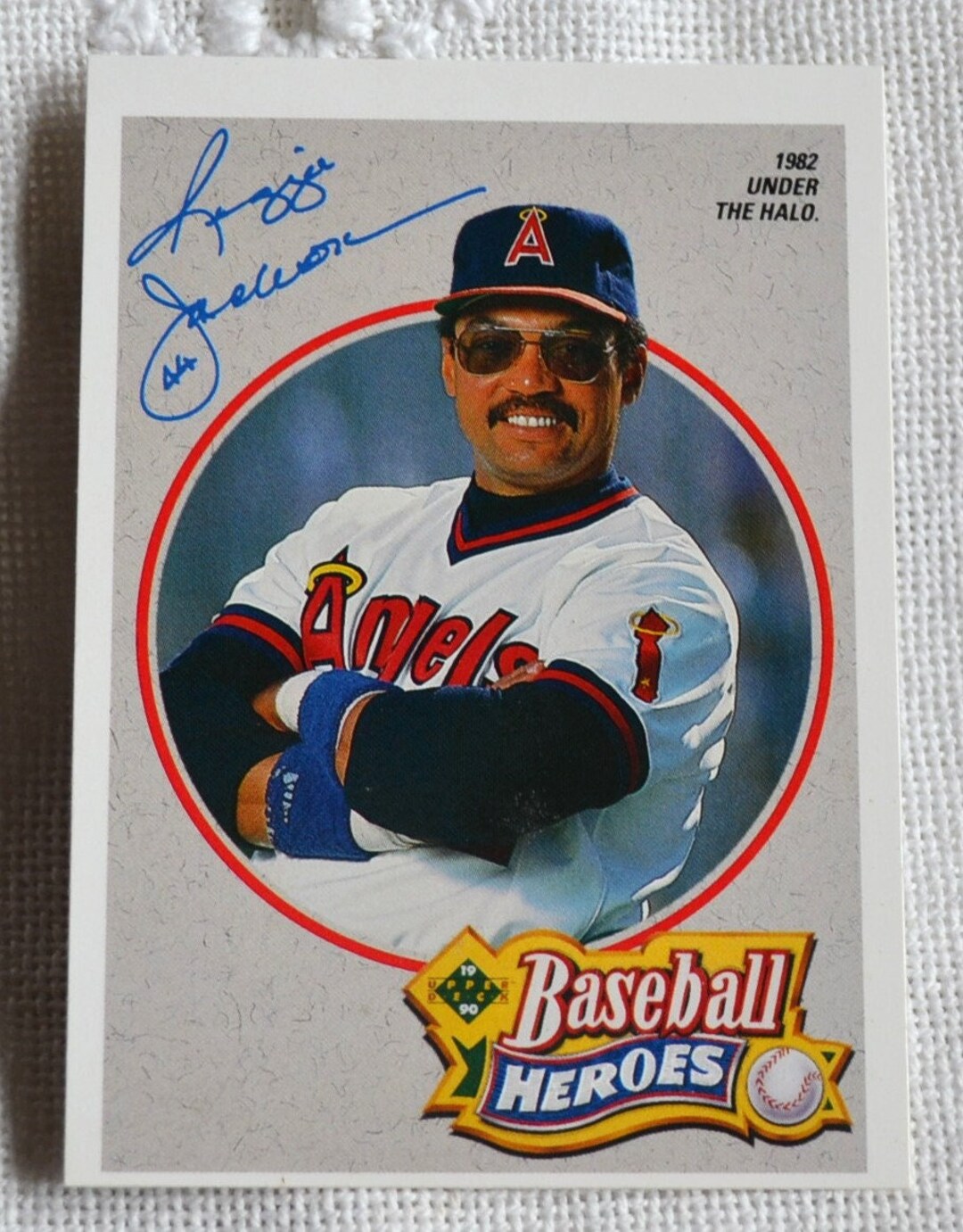 Vintage Reggie Jackson 5 of 9 Baseball Card 1990 Upper Deck Angels ...