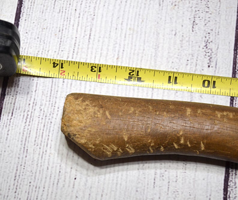 Vintage Hatchet Wooden Handle Rustic Hand Chopping Tool Man Cave Prop ...