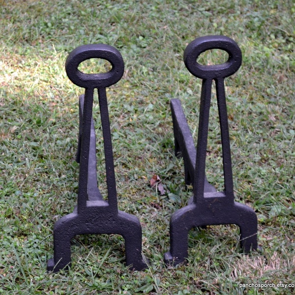 Fireplace Andirons - Etsy