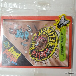 Vintage Weird Ball Cello Pack 24 Trading Cards 1986 Mel Appel Gross ...