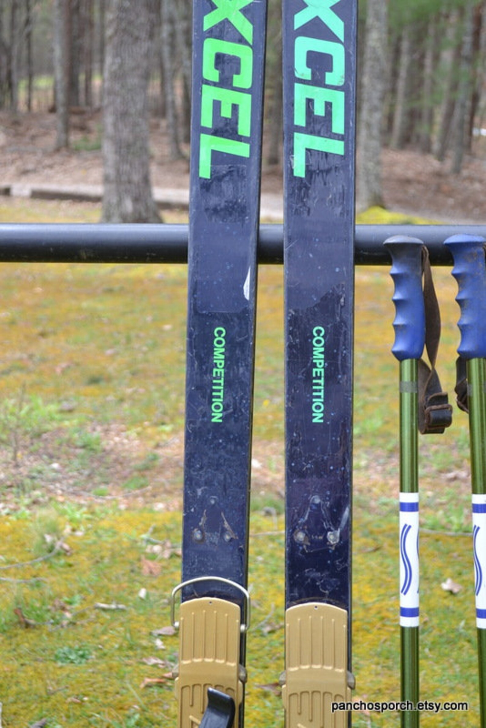 Vintage Hexcel Competition Honey Comb Snow Skis Black Green - Etsy