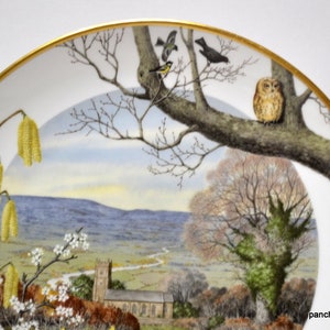 Vintage Peter Barrett Collector Plate Country Church in March Franklin ...