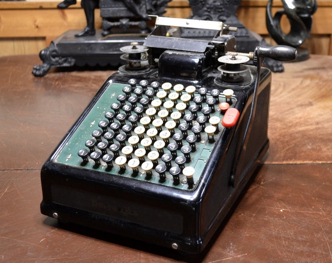 Vintage BURROUGHS Adding Machine Industrial Office Equipment Photo ...