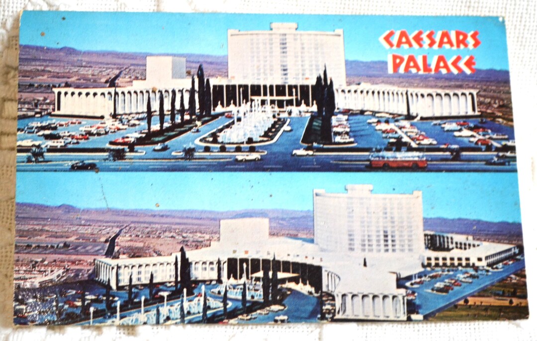 Vintage NEVADA Post Card Caesars Palace Las Vegas Casino Americana Road ...