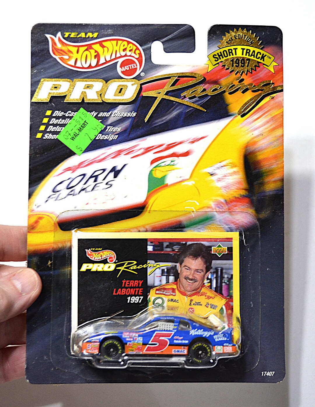 1997 Terry Labonte Kellogg's #5 Hot Wheels Short Track 1/64 Scale ...