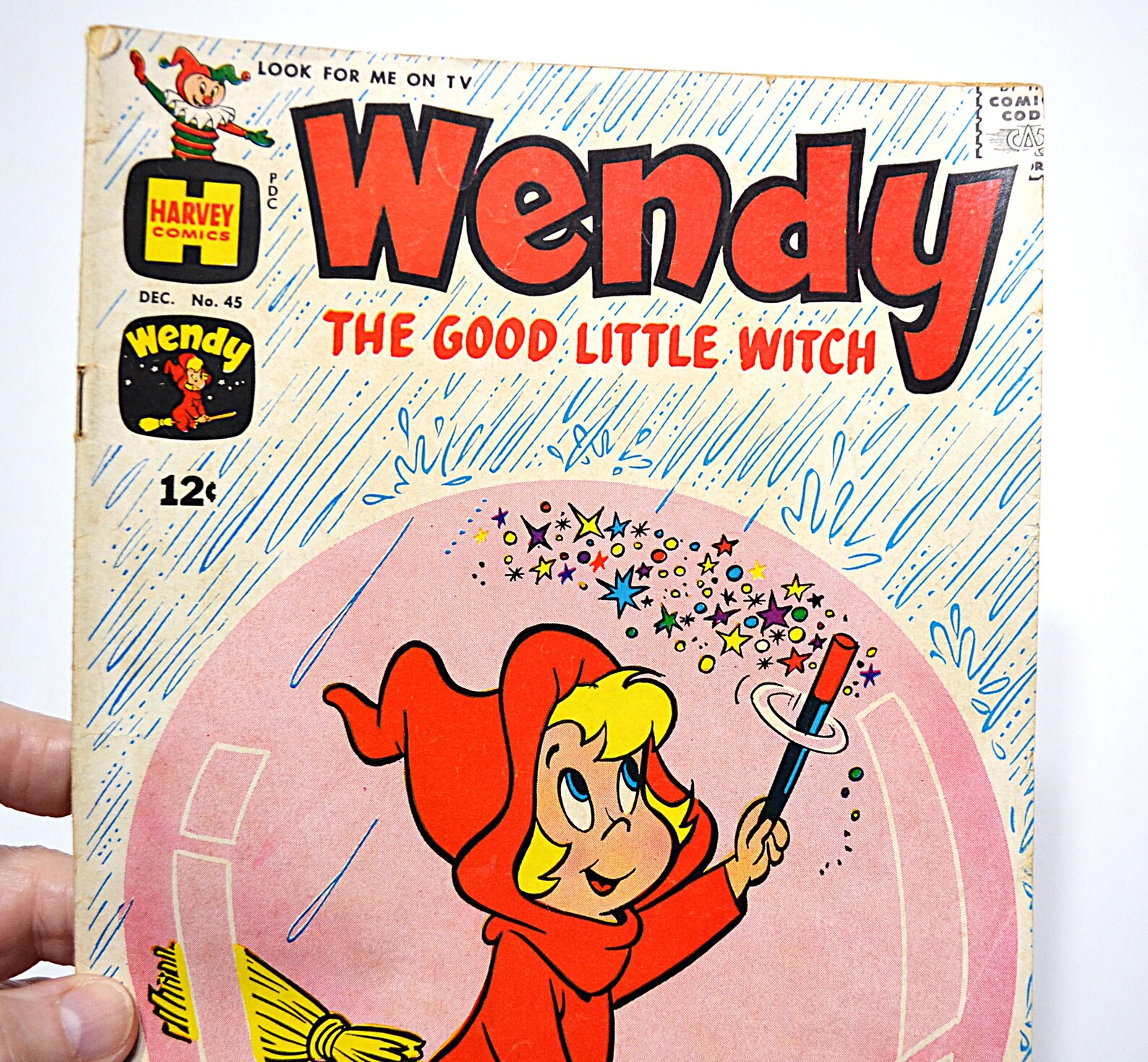 Vintage Wendy Good Little Witch Comic Book, 1967 Harvey Comics No. 45 ...