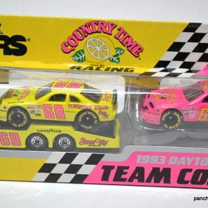 Vintage Matchbox Country Time Racing 68 Team Convoy Transporter 1993 ...