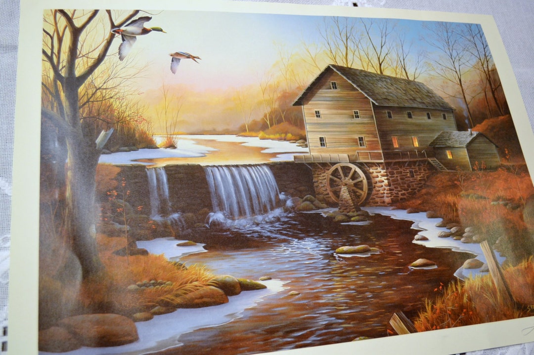 Leo Stans Lithograph Print: Old Mill Heritage Collection, Ready to ...