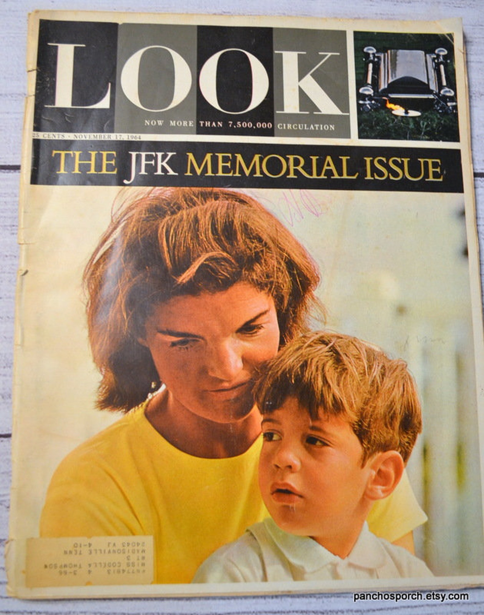 Vintage 1964 Look Magazine JFK Memorial Issue Collectible - Etsy