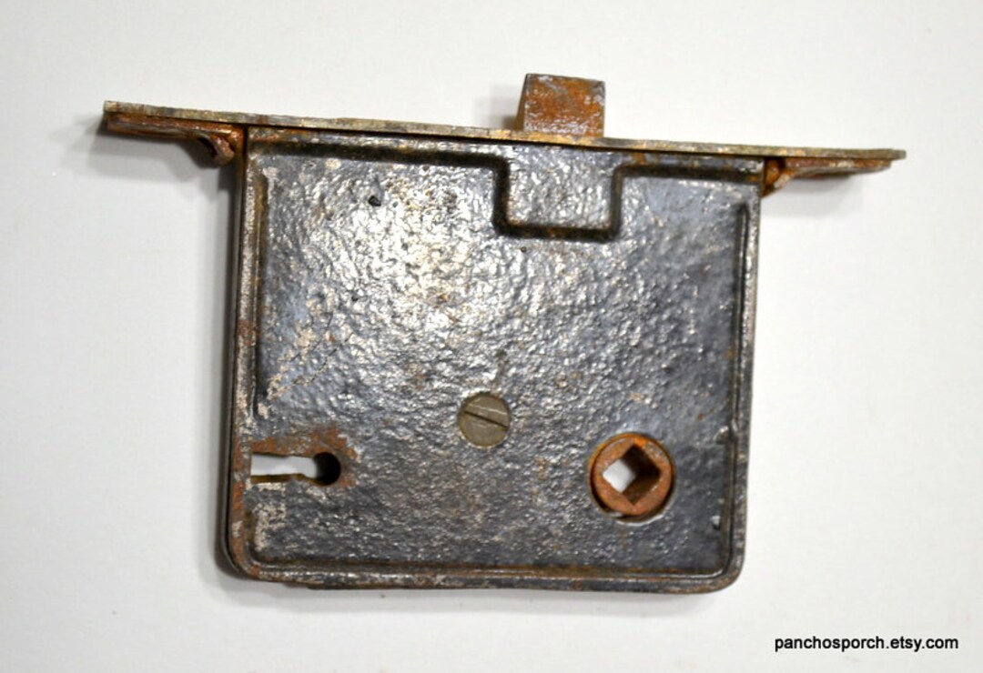 Vintage Mortise Lock Salvaged Door Hardware Unmarked Historic House ...