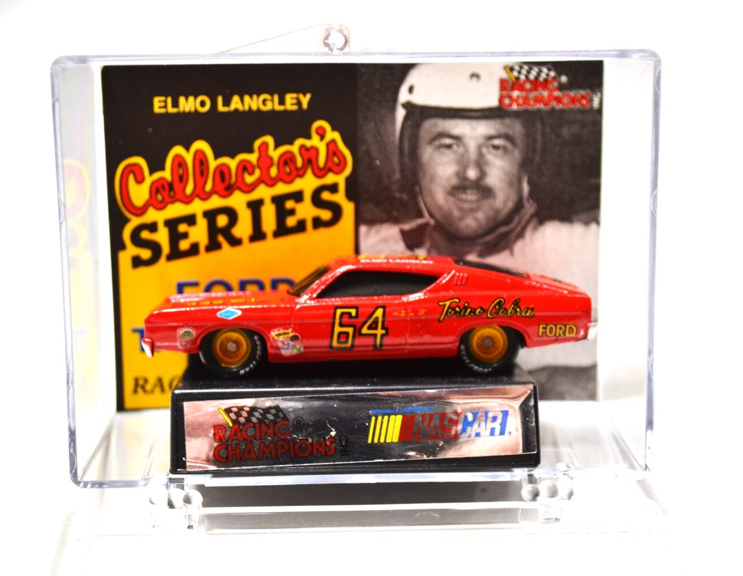 Vintage Elmo Langley Diecast Car: Ford Talladega NASCAR Memorabilia - Etsy
