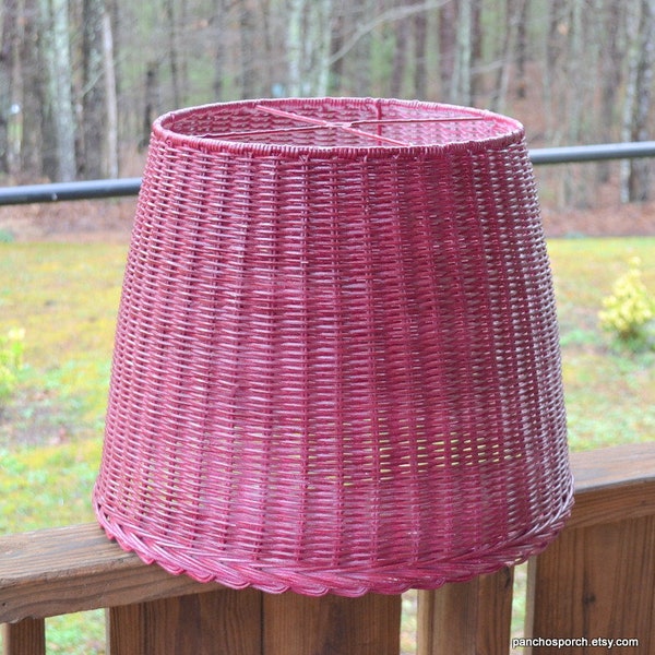 Wicker Lamp Shade - Etsy