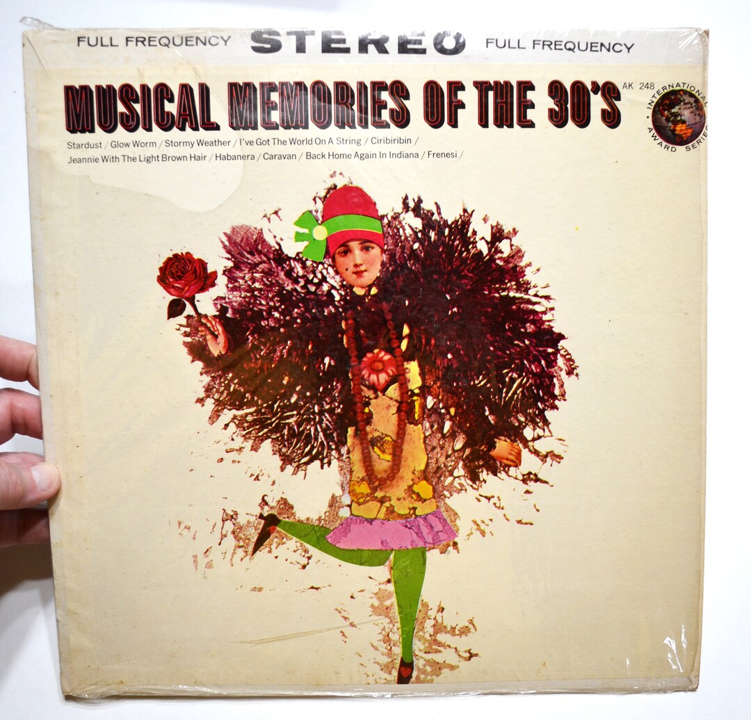 Vintage Musical Memories of the 30s Record Album International Award ...