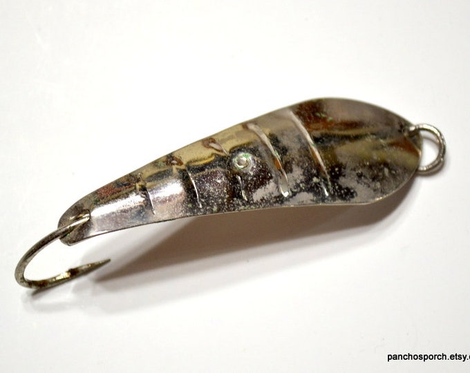 Vintage Reflecto Spoon Fishing Lure Original Barracuda Lure Hook Sport ...