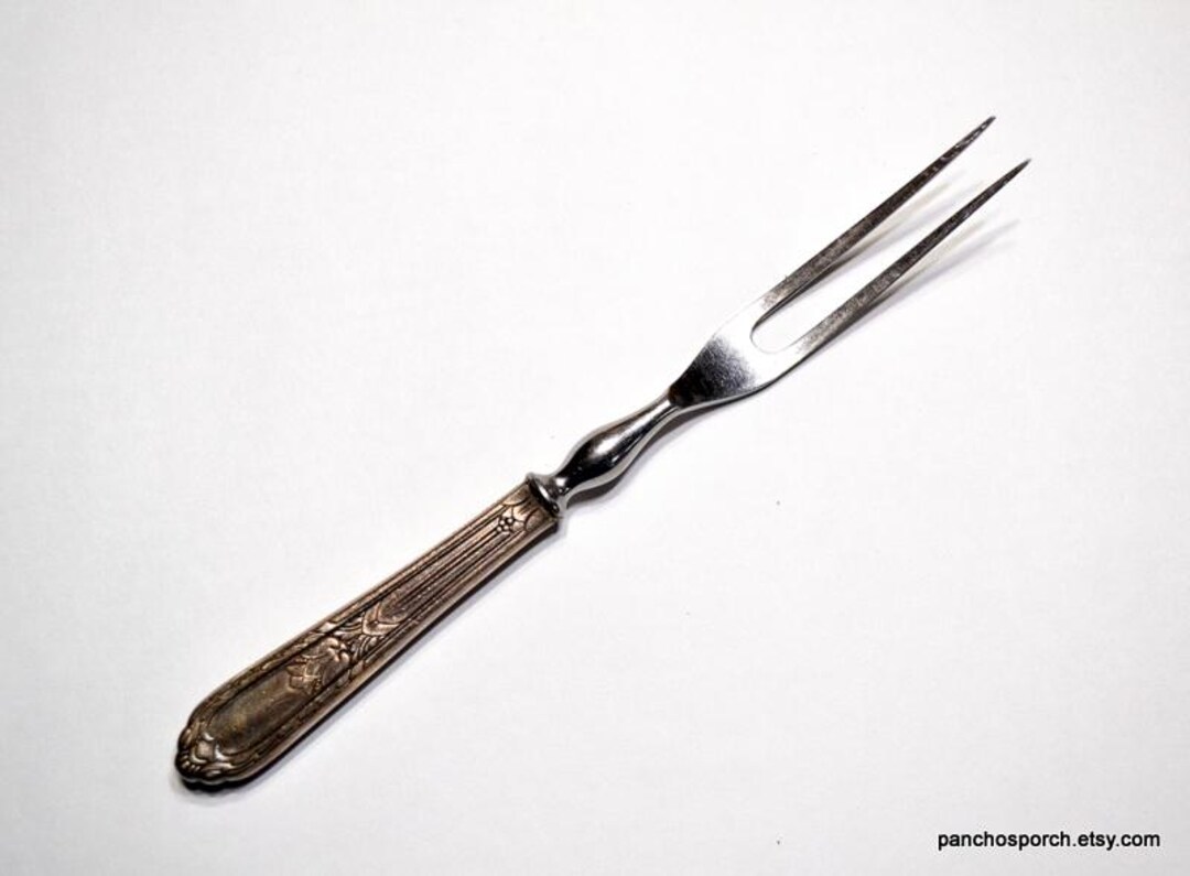 Vintage Serving Fork Silverplate Handle Insico Rogers Silver Plate ...