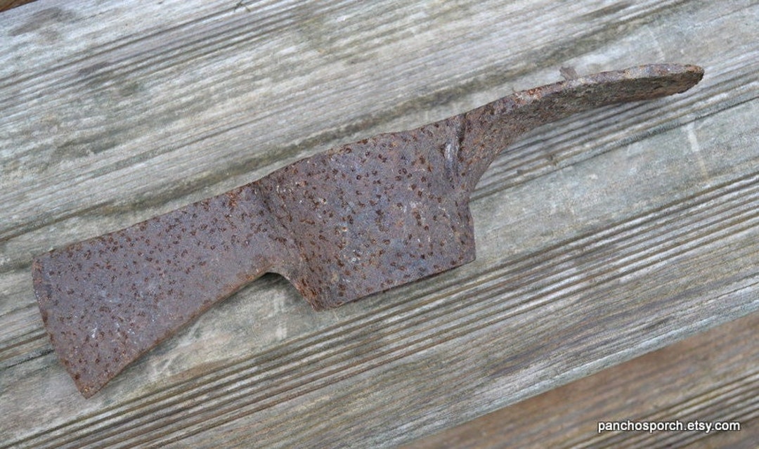 Vintage Rusty Metal Pick Axe Hoe Tool Old Garden Digging Farming Mine ...