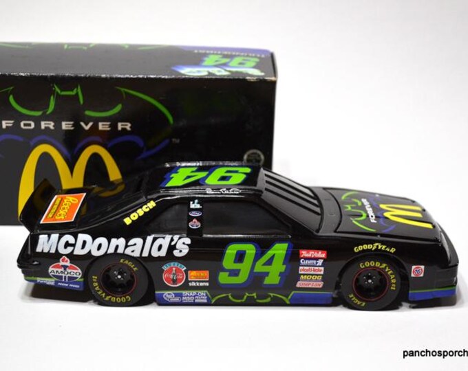 Vintage Batman Forever Diecast Bank Bill Elliott NASCAR 1/24 Scale ...