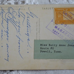 Vintage Venezuela Postcard Monument Maracaibo South America Used Post ...