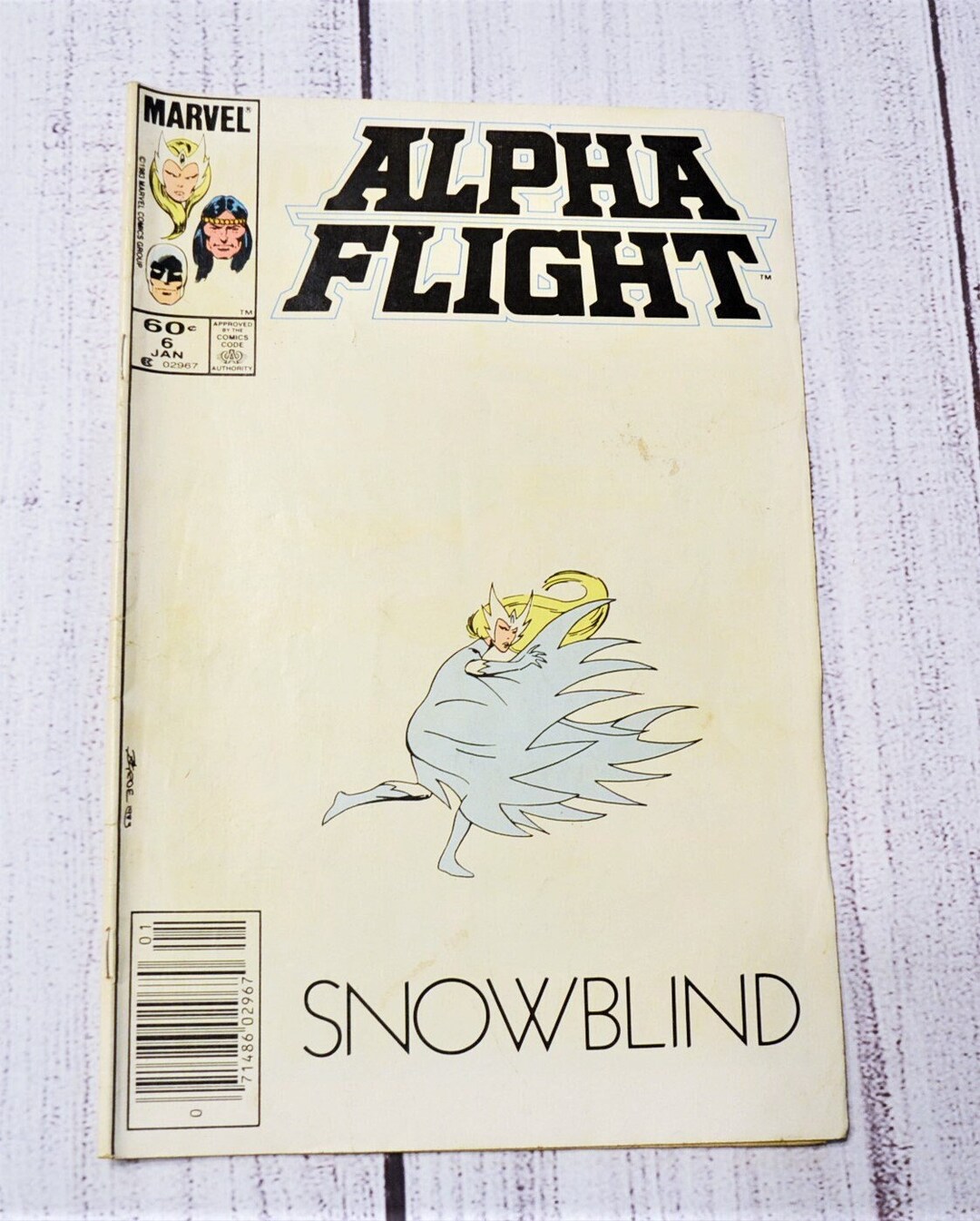 Vintage Alpha Flight Comic Book 1984 No 6 Snowblind Marvel Comics ...