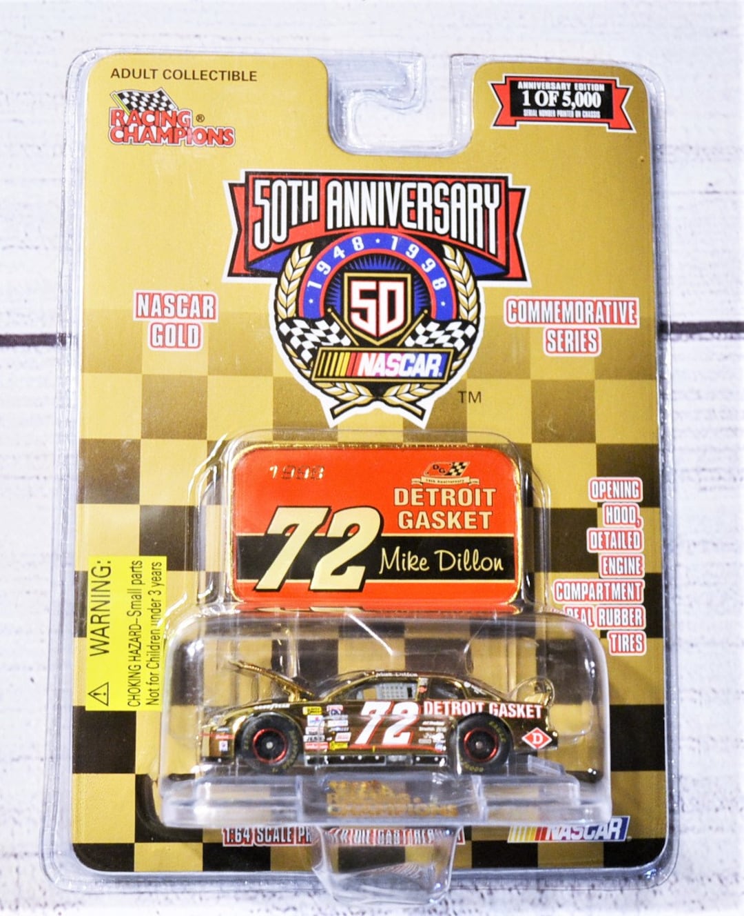 Vintage Mike Dillon #72 Diecast Car: 1998 NASCAR Racing Champions (1/64 ...