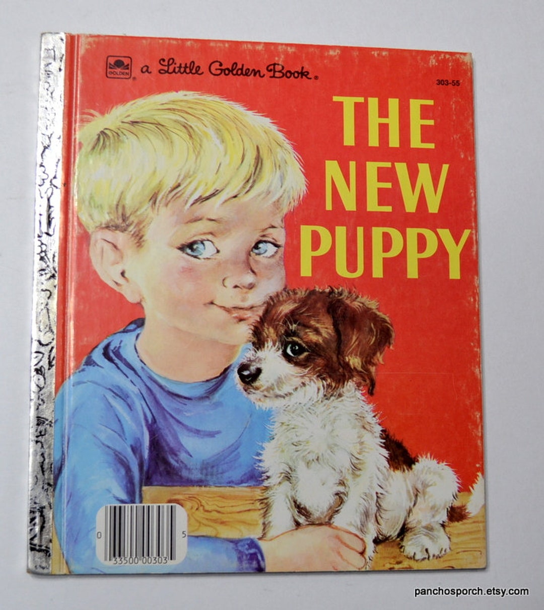 Vintage Little Golden Book: the New Puppy, 1980s Children's Story - Etsy
