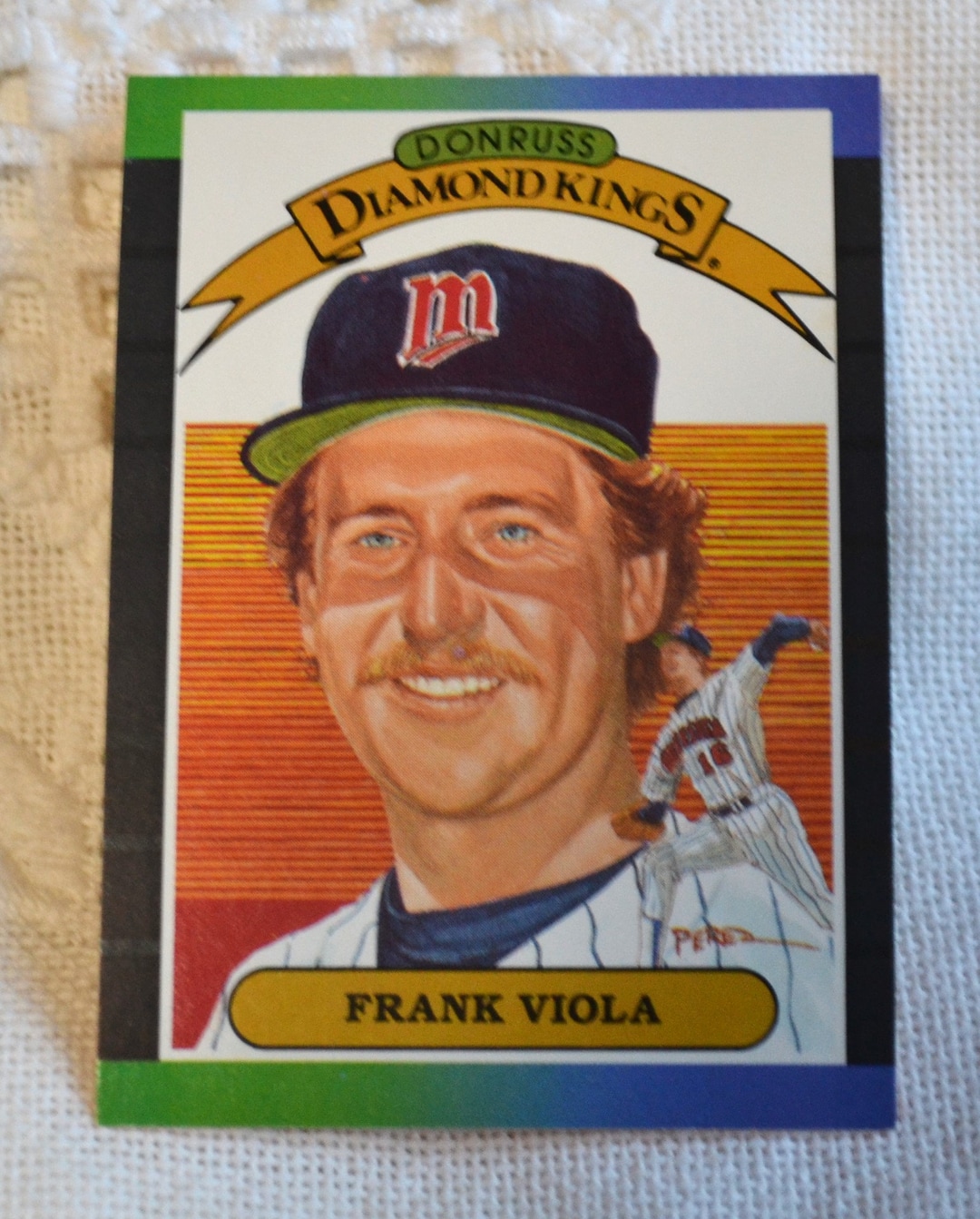 FRANK VIOLA No 23 Donruss Diamond King Baseball Card 1988 Mlb Twins Collectible Vintage Sports ...