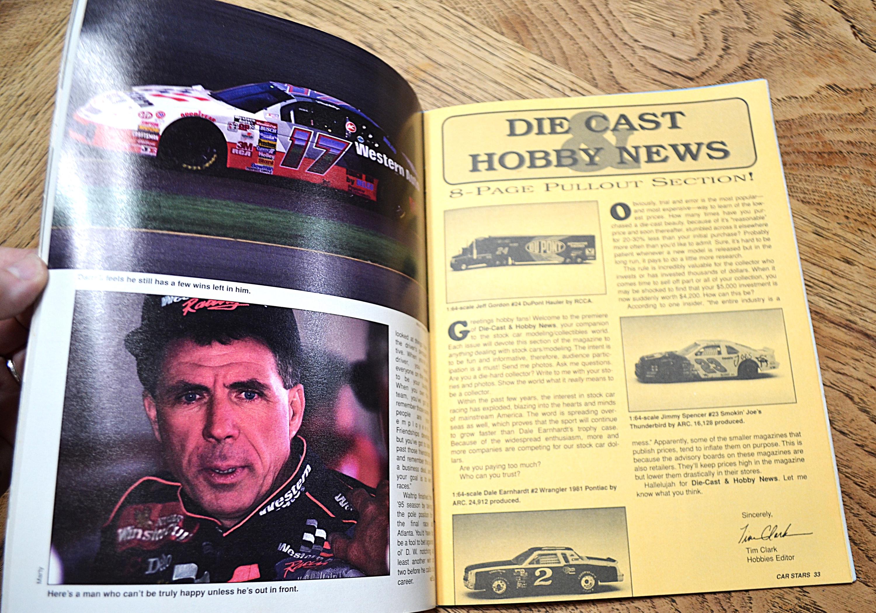 Vintage Stock Car Superstars Magazine: May 1996 Jeff Gordon NASCAR - Etsy