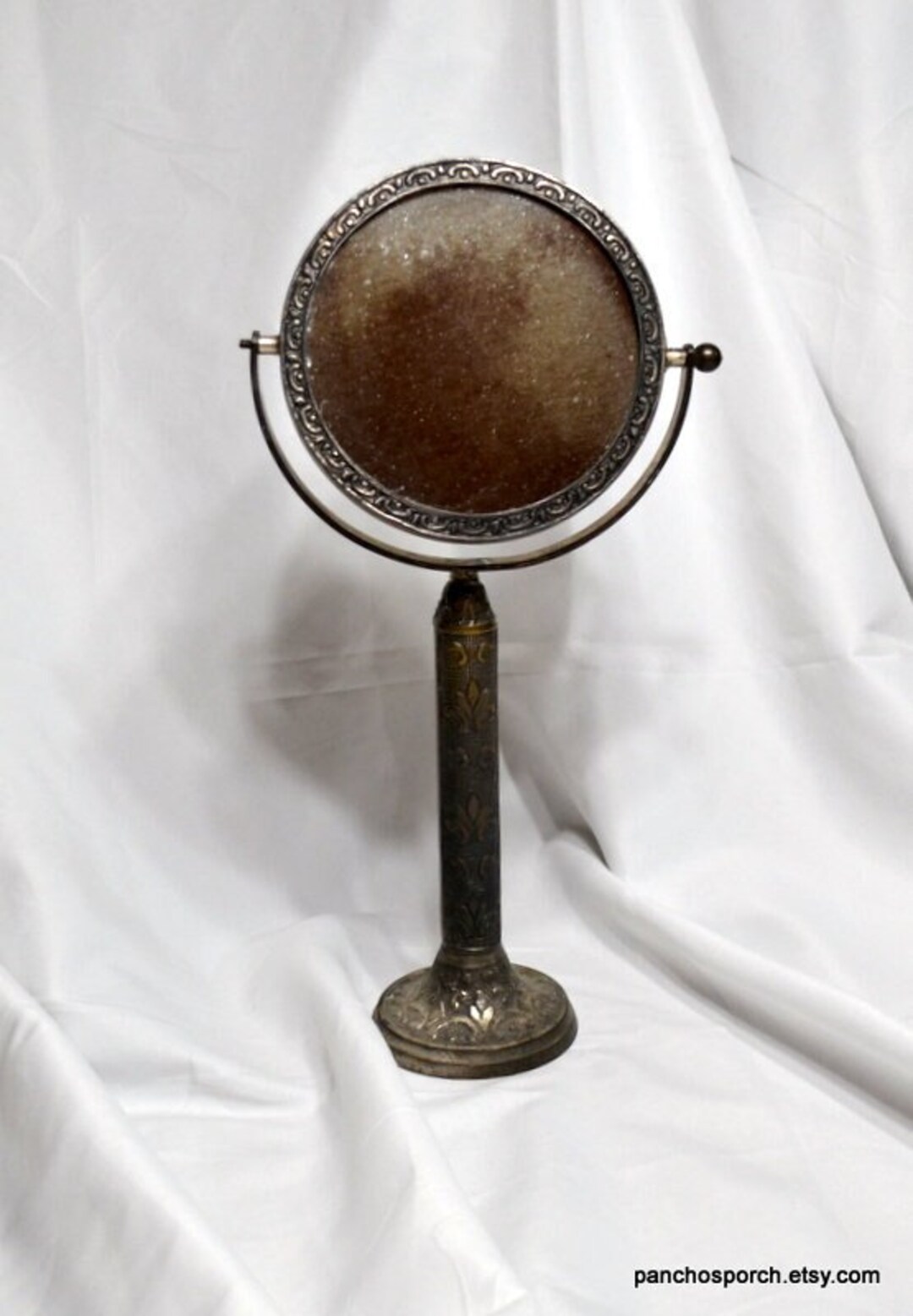 Vintage Vanity Swivel Mirror Standing Table Top Rotating Two Sided ...