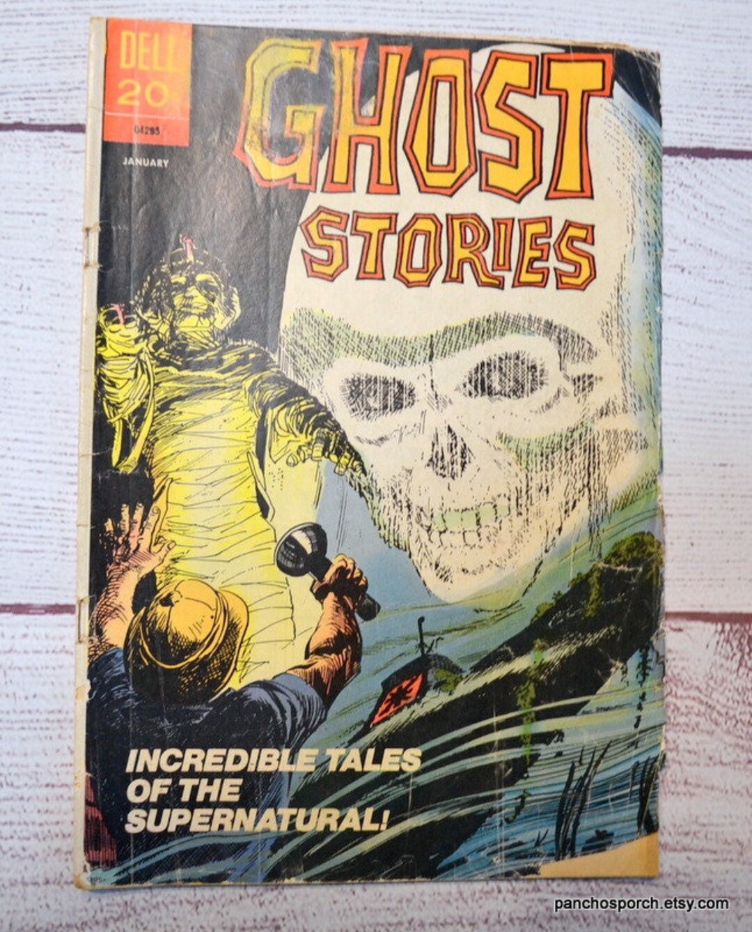 Vintage Ghost Stories Comic Book: Dell Comics No. 35, 1973 - Etsy