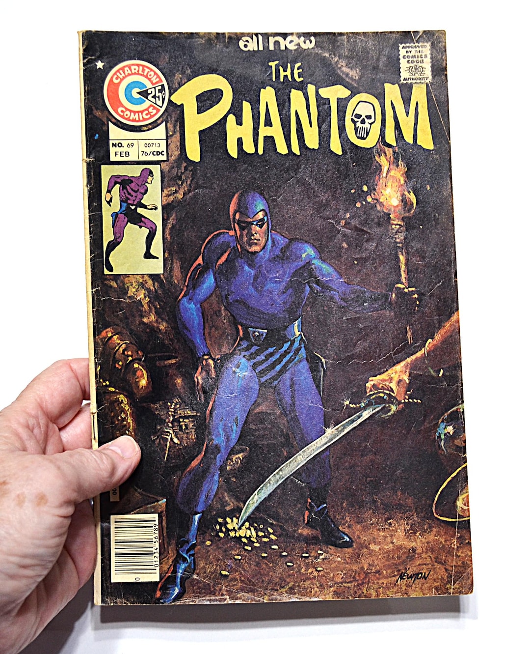 Vintage the Phantom Comic Book, 1976 Charlton Comics No. 69 - Etsy