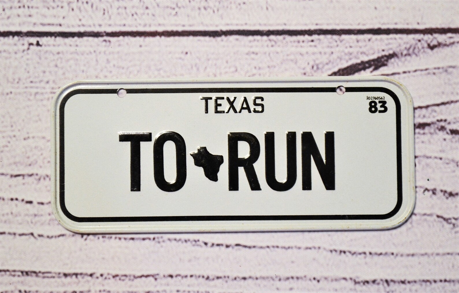 Vintage Mini Texas License Plate: 1983 Souvenir Tin Tag - Etsy