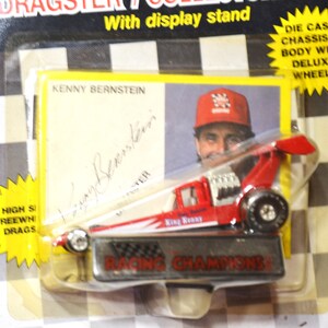 Vintage KENNY BERNSTEIN Diecast Dragster Car 1/64 Scale 1989 Big Kenny ...