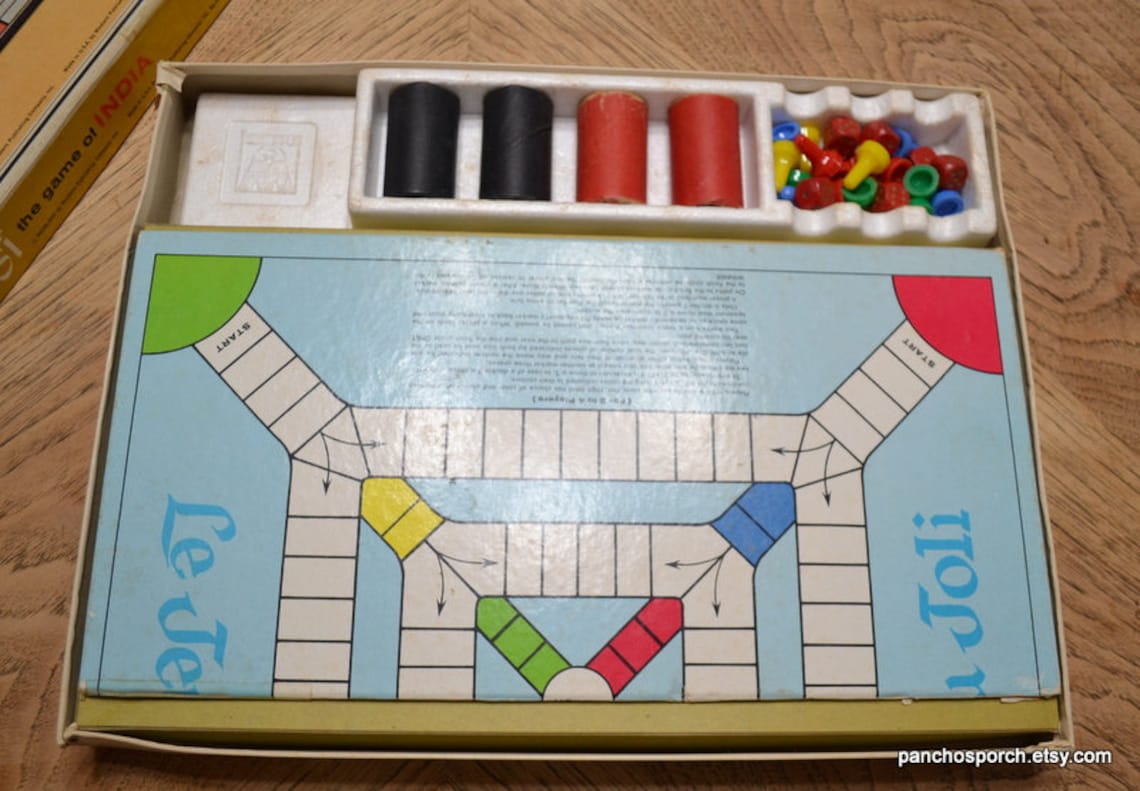 Vintage Pachisi Board Game: Retro Family Game Night, Original Box - Etsy