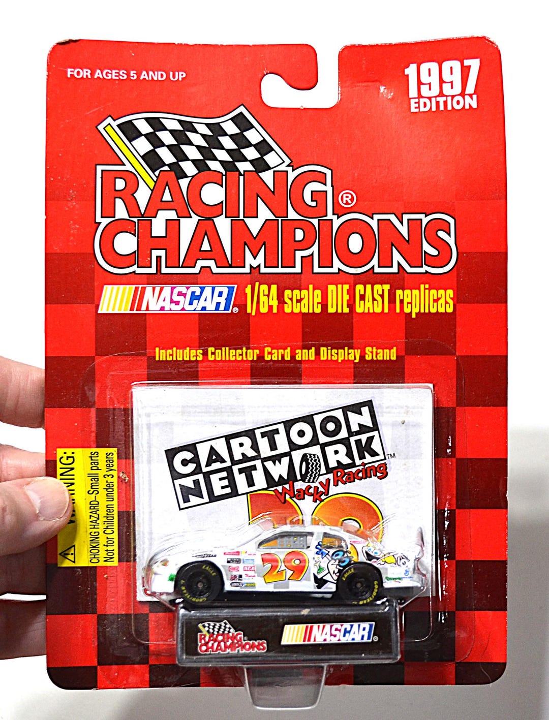 Vintage CARTOON NETWORK Diecast Car: 1997 No. 29 NASCAR Racing ...