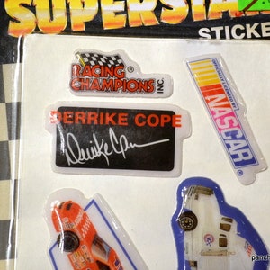 Vintage Derrike Cope Sticker Set Racing Superstars Purolator Racing ...