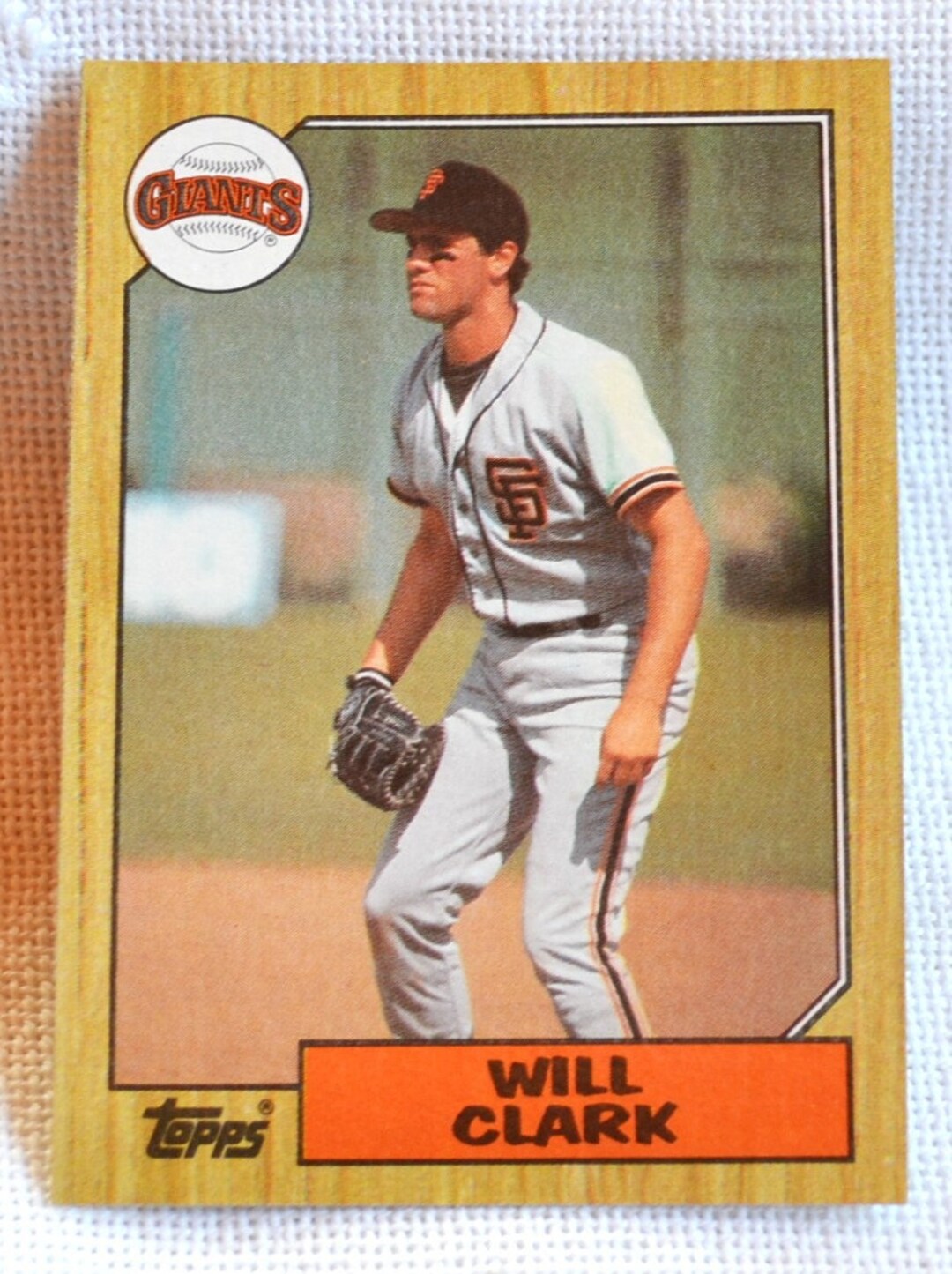 Will Clark Baseball Card 420 Rookie Card Giants 1987 Topps MLB - Etsy