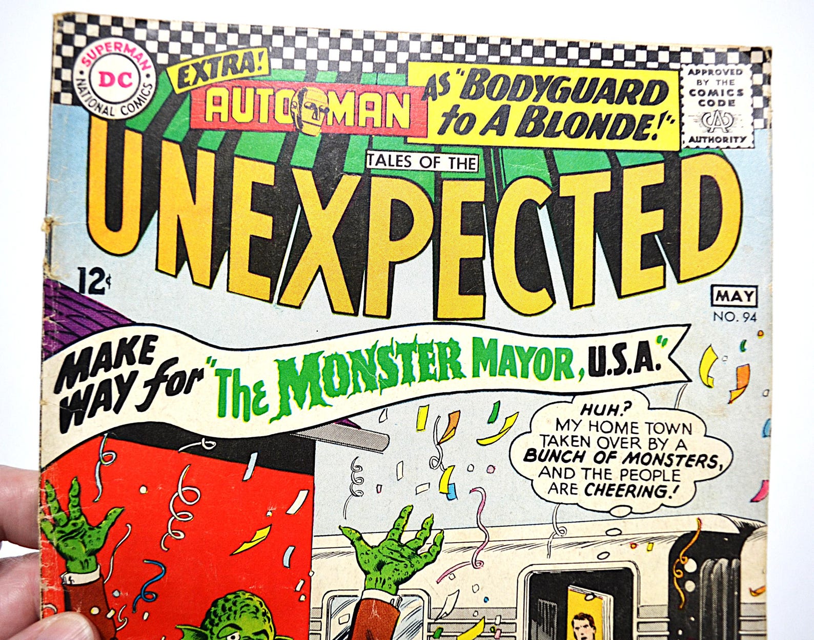 Vintage Tales of the Unexpected Comic Book, 1966 DC Comics No. 94 ...