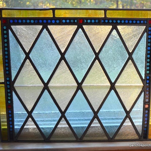 Leaded Glass Panel - Etsy