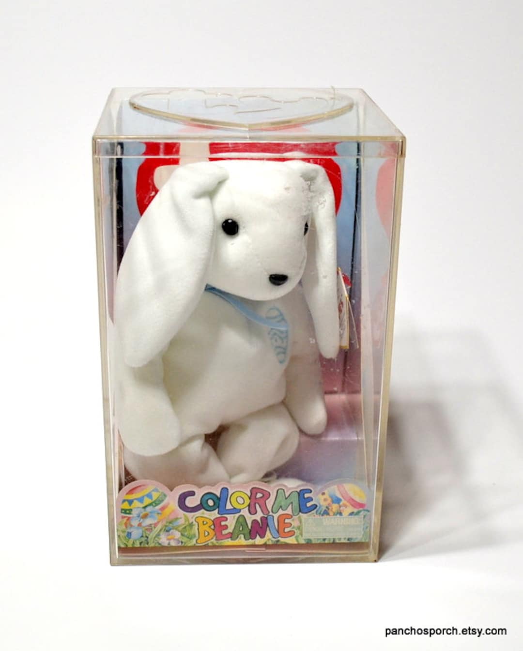Vintage Ty Color Me Beanie Bunny Unopened White Rabbit Markers 2003 ...