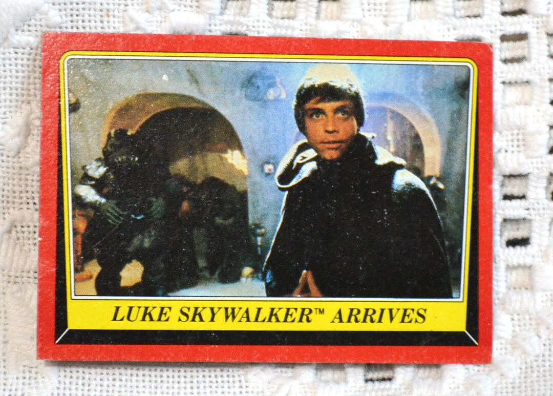 Vintage 1983 Star Wars Trading Card: Luke Skywalker, Return of the Jedi ...
