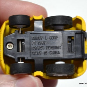 Vintage Buddy L VW Beetle Convertible Mini Car 1987 Yellow Black ...