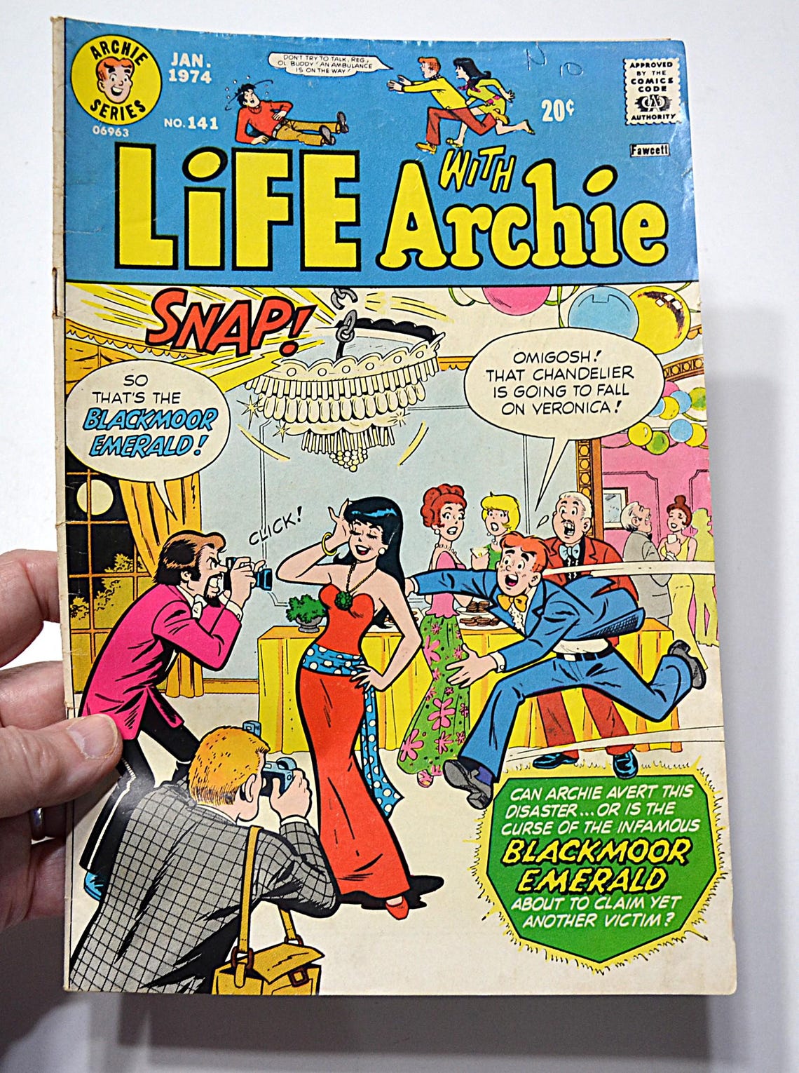 Vintage Life With Archie Comic Book, January 1974 Archie Comics No 141 ...