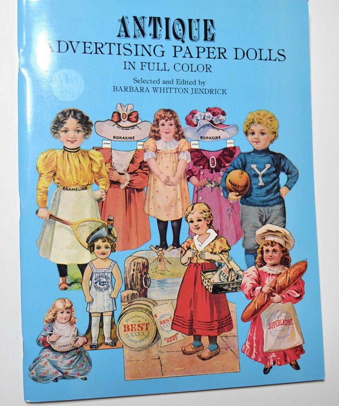 Vintage Paper Doll Book Antique Advertising Paper Dolls Barbara Whitton ...