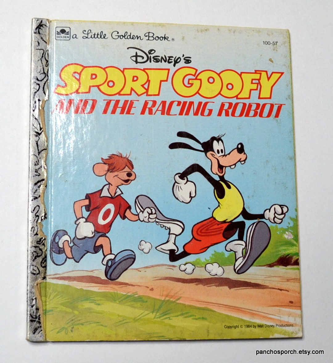 Vintage Little Golden Book Sport Goofy and Racing Robot Illustrated ...