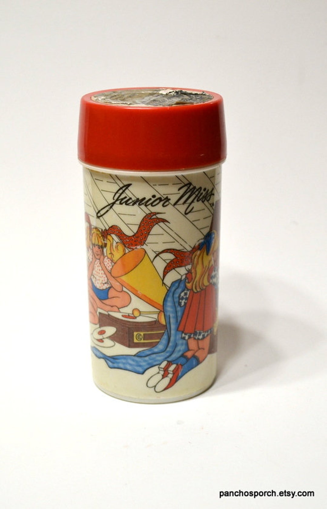 Vintage Junior Miss Thermos 1970s Old School Lunch Drink Thermos ...