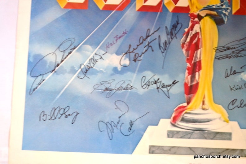 Vintage Columbia Pictures Signed Poster 20 Autographs Stars of - Etsy