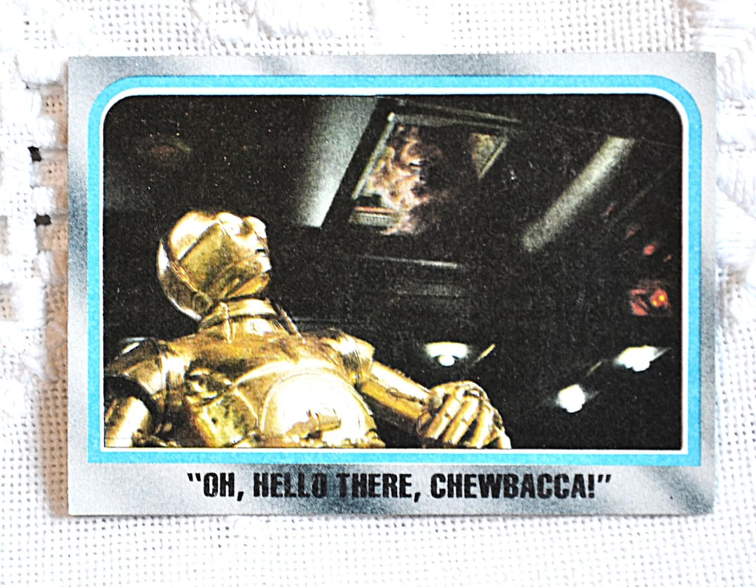 STAR WARS Empire Strikes Back Trading Card No 173 Oh Hello There ...