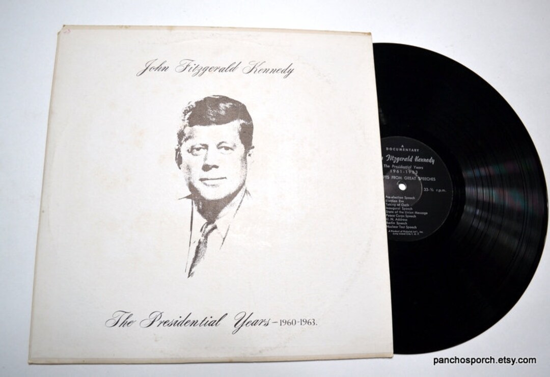 Vintage JOHN F KENNEDY Album Presidential Years 1960 1963 LP Vinyl ...