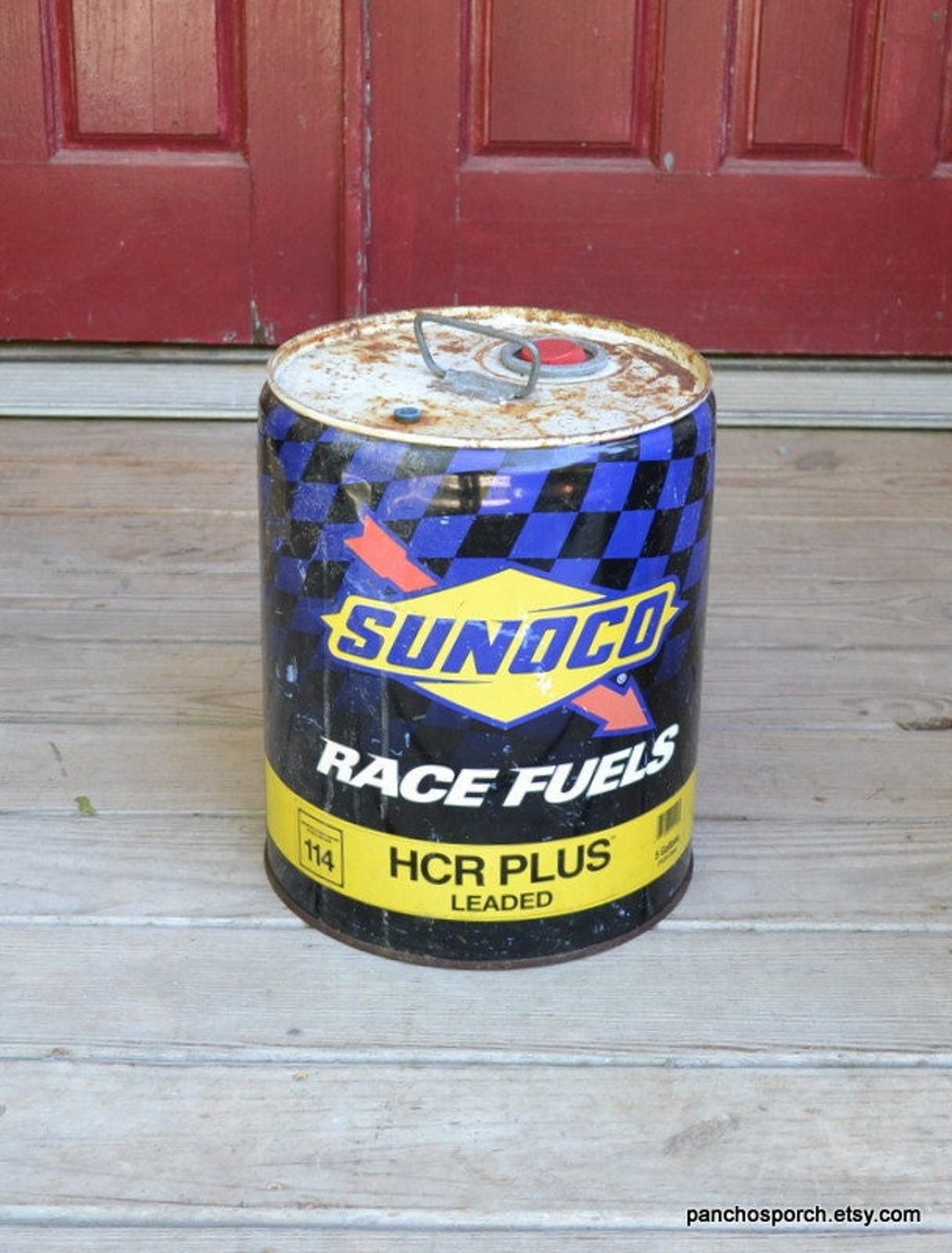 Vintage Sunoco Race Fuels Metal Can EMPTY 5 Gallon Container - Etsy